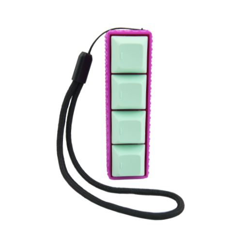 Picky Clicky™ Clicking fidget with Purple textured sides Anxiety relie ...