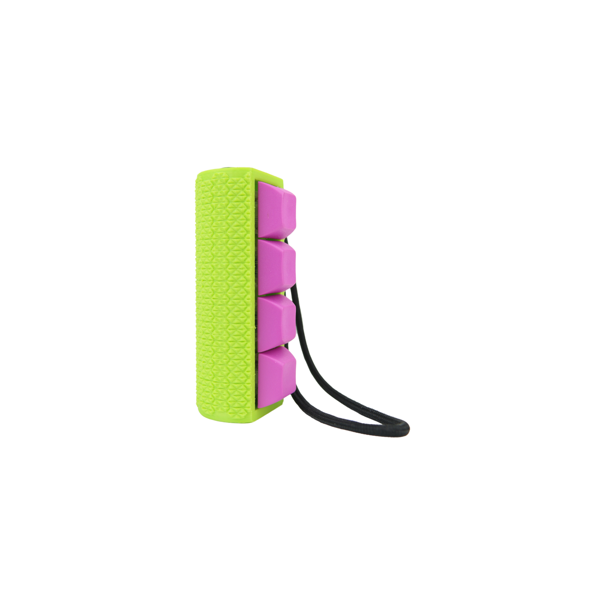Picky Clicky™ Lime Green Cylinder Clicking fidget with textured sides ...