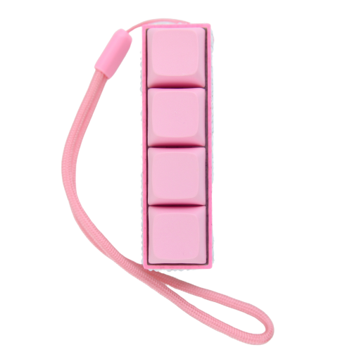 Picky Clicky™ Clicking fidget with Grey/Pink textured sides Anxiety re ...