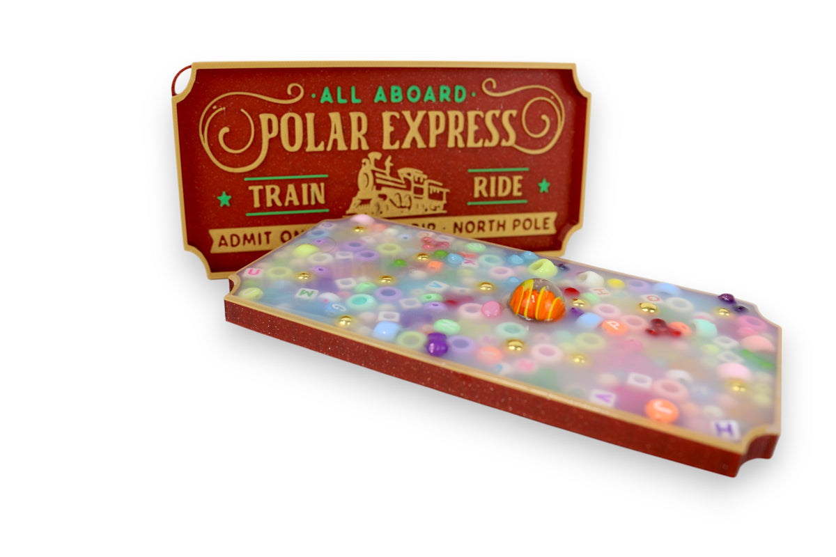 Christmas Train Ticket Pad Satisfy Your Urge to Pick, Pop and Peel Str ...