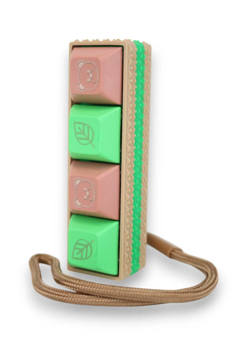 Brown Bear Picky Clicky™ Clicking fidget textured sides Anxiety relief ...